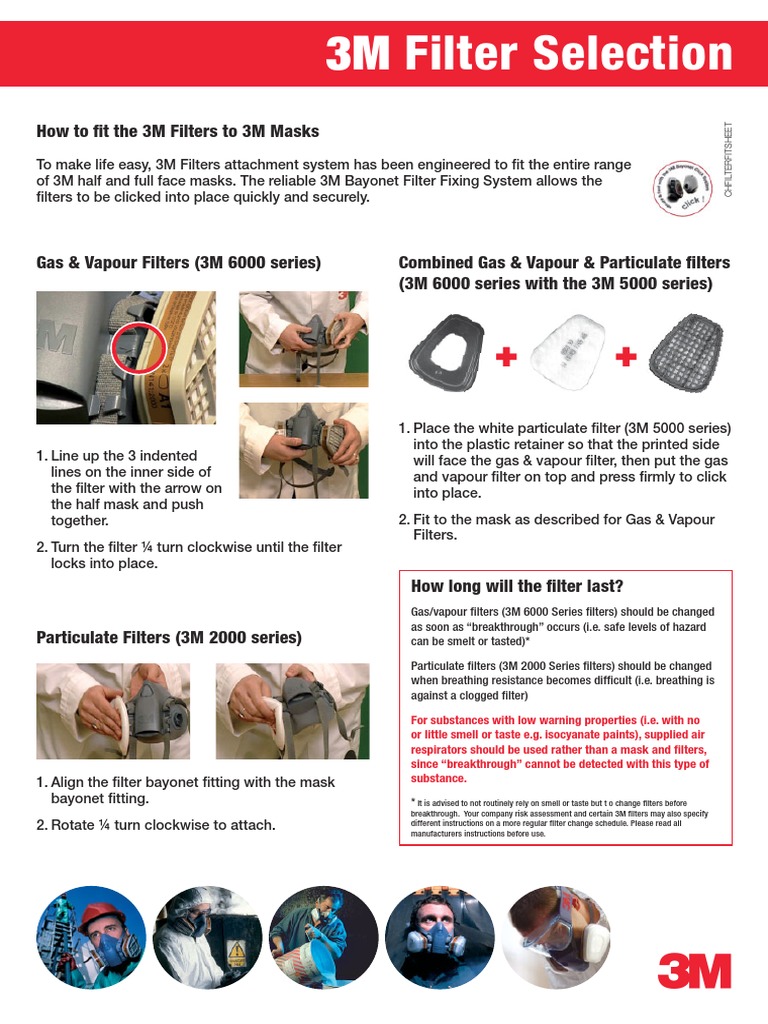 3M Filter Selection Sheet | PDF | Materials | Physical Sciences