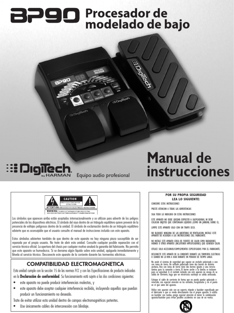 BP90 Manual 18-0756V-B - Spanish PDF | PDF | Enchufes y tomas de ...