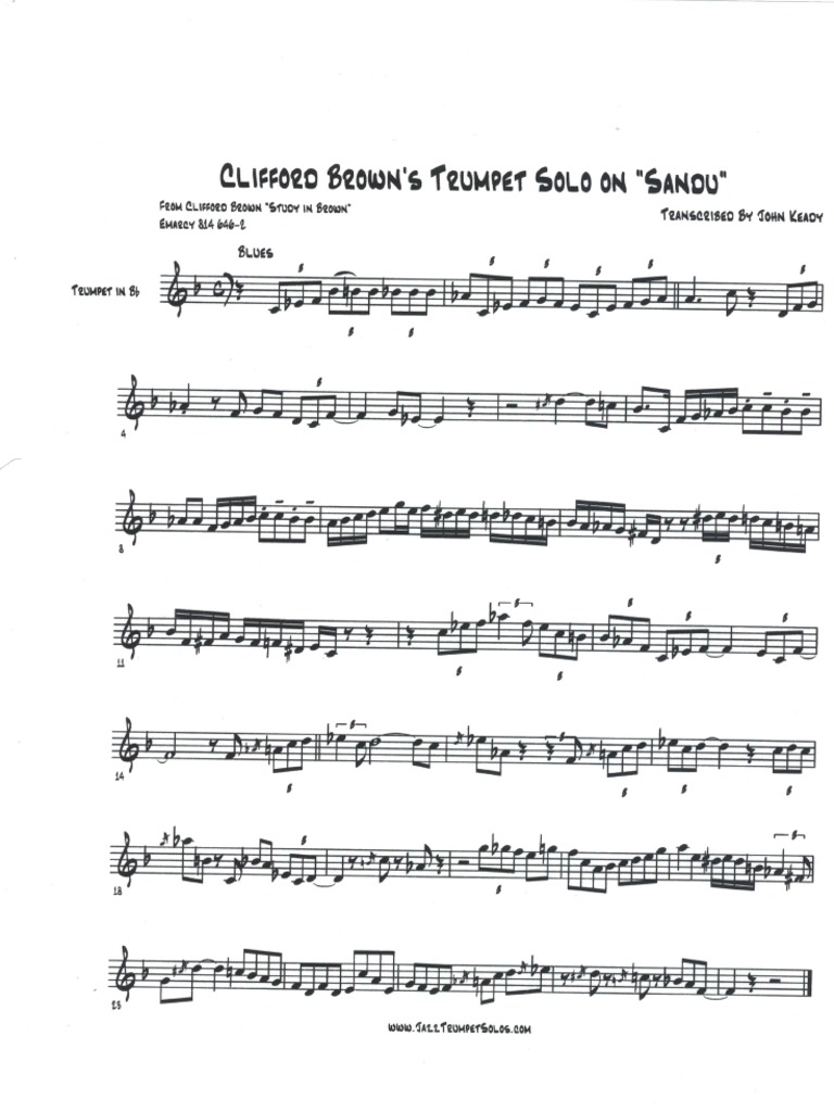 Sandu Trumpet Solo | PDF
