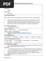 3rd Grade Lesson Plan - Weather | PDF | Lesson Plan | Science