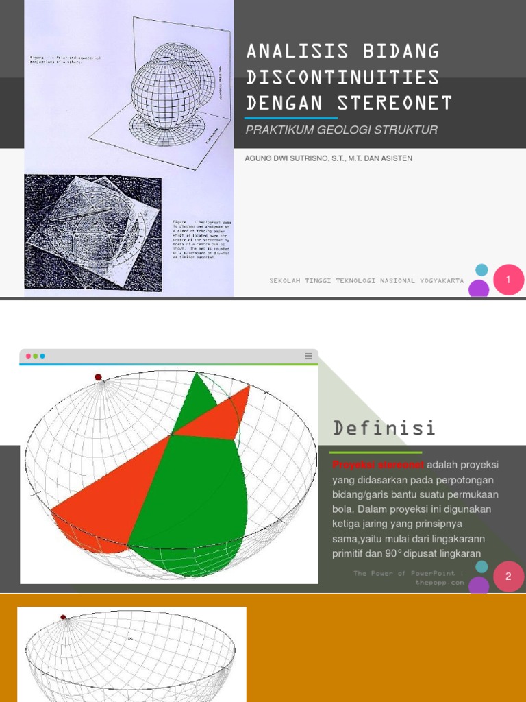 Stereonet Geologi Struktur | PDF