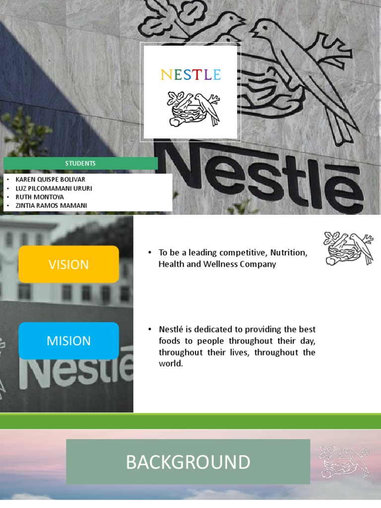 Nestle's Vision, Mission and Strategies | PDF | Nestlé | Micronutrient