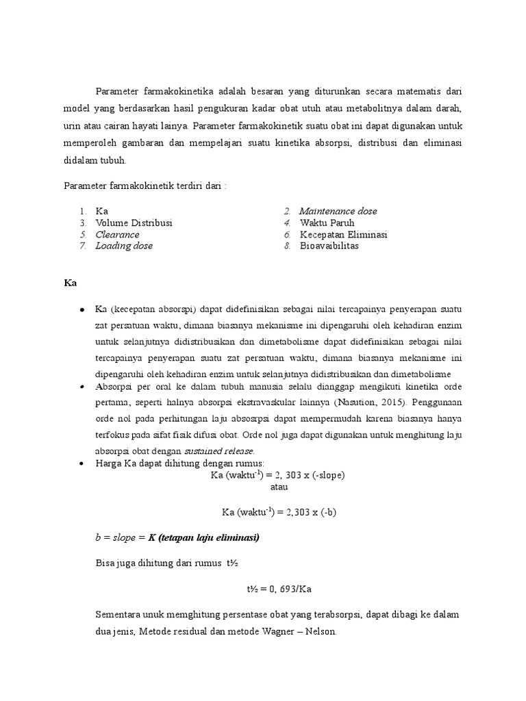 Parameter | PDF | Metode & Bahan Ajar | Sains & Matematika