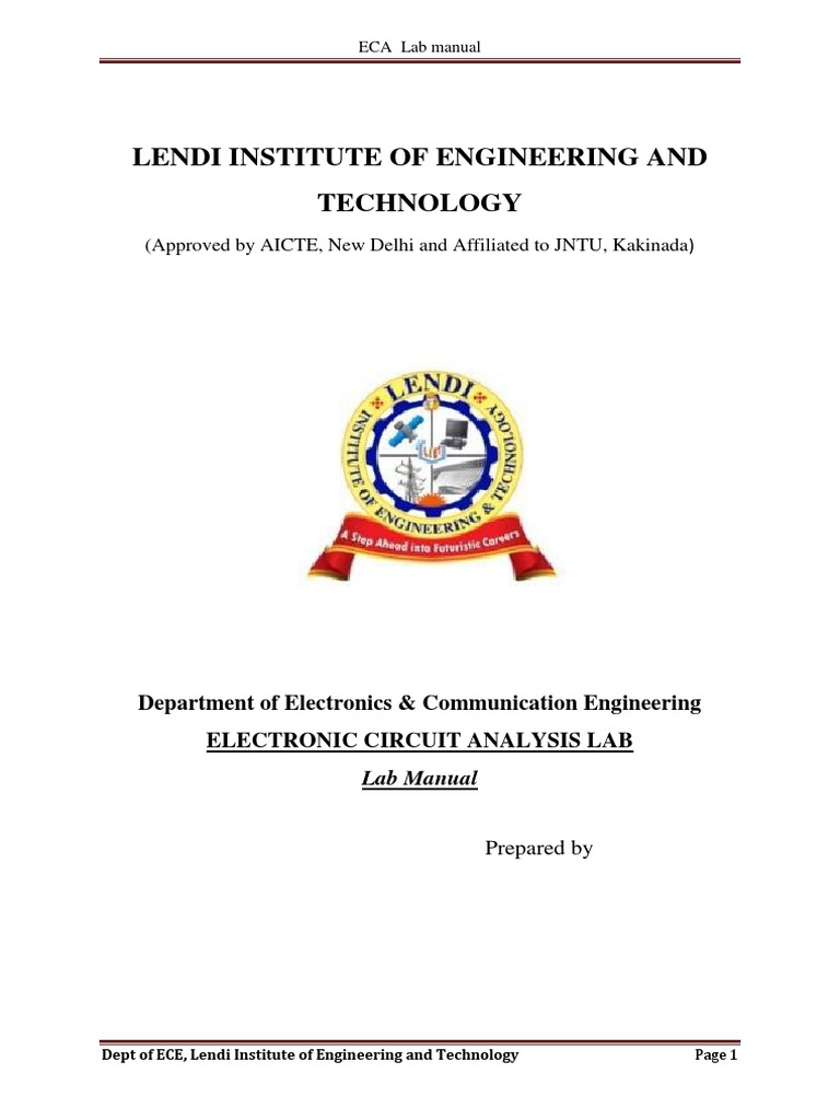 Eca Lab-Min PDF | PDF | Amplifier | Electronic Oscillator