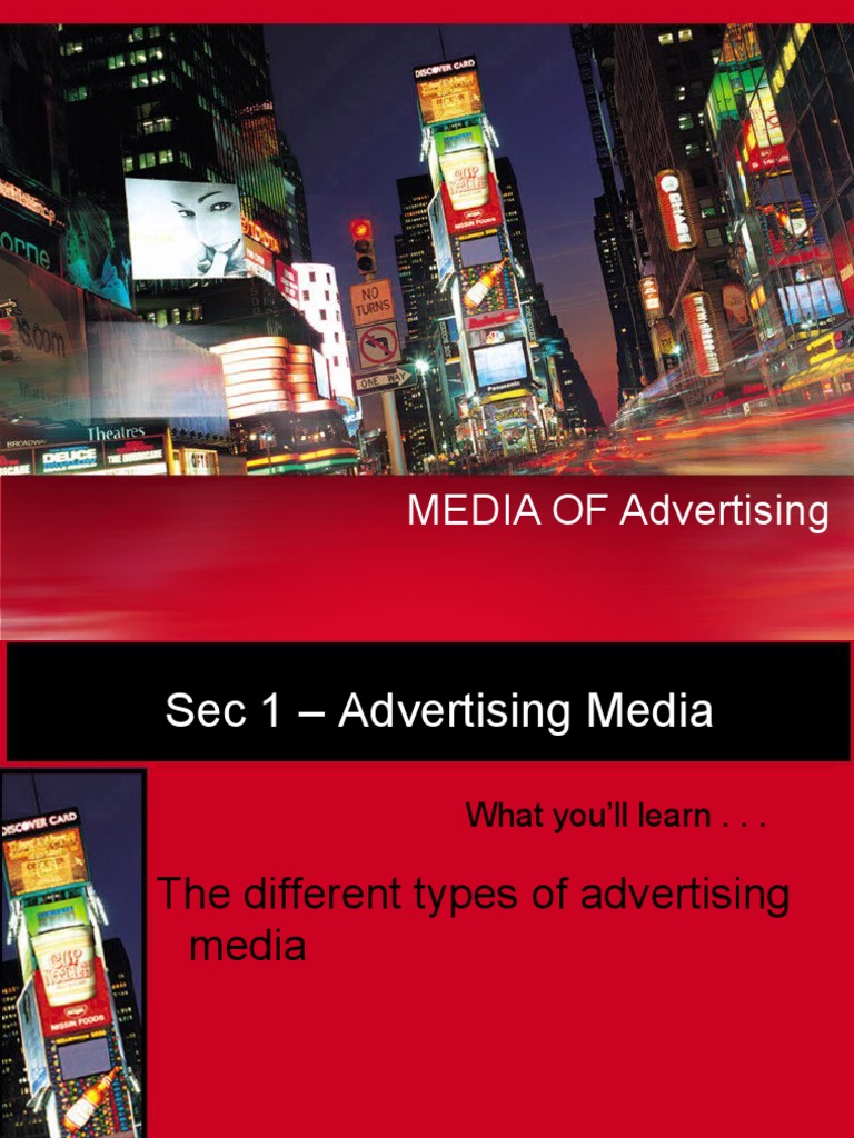 5-Types of Media | PDF | Advertising | Mass Media