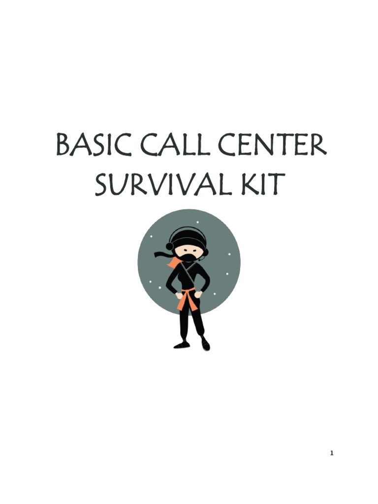 Basic Call Center Survival Kit | PDF | Test (Assessment) | English Language