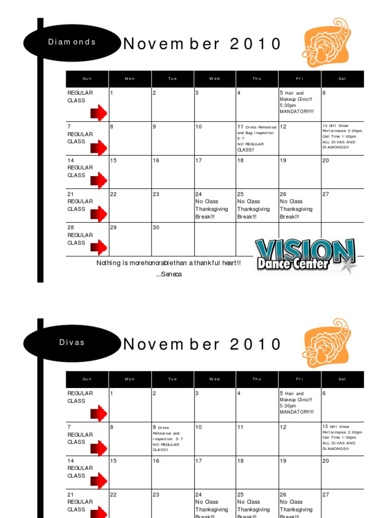 November Calendar | PDF | Gratitude | Thanksgiving