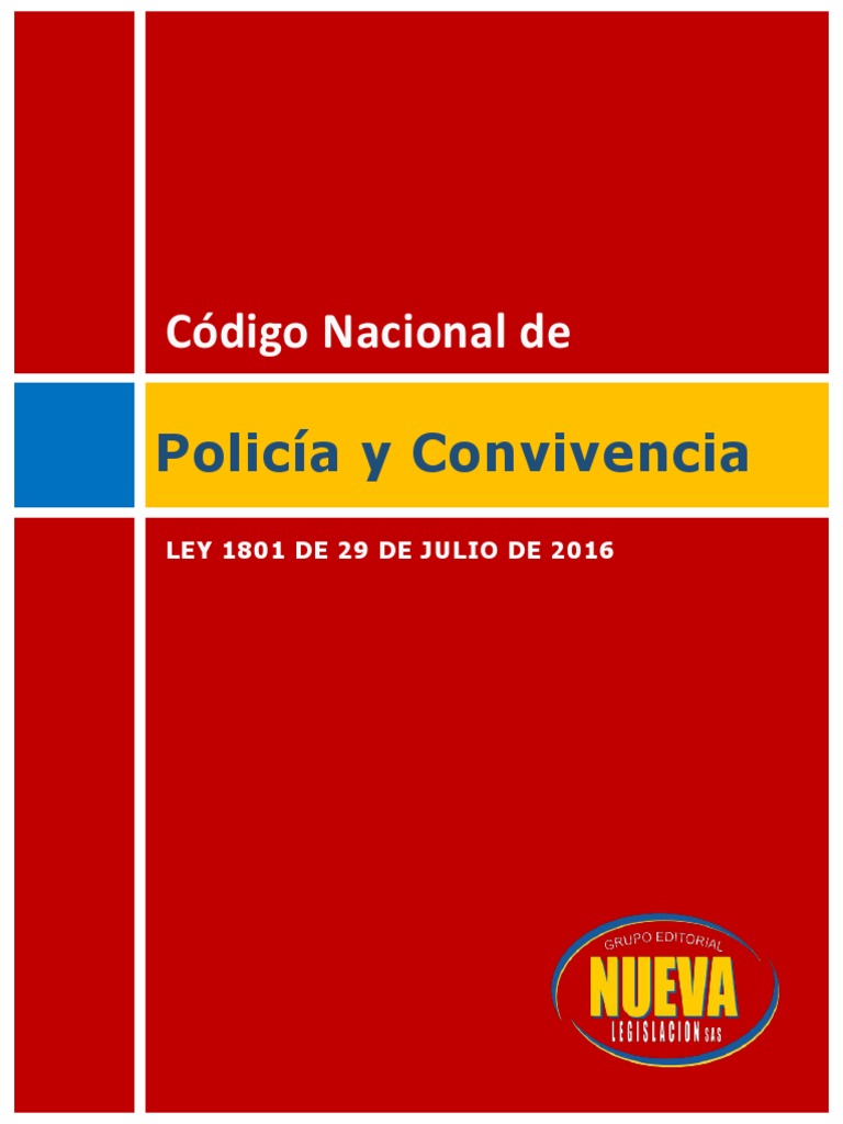 Codigo Policia Pdf Pdf Policía Regulación