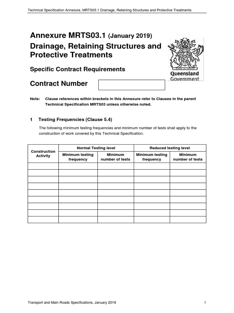 MRTS03 1 | PDF | Precast Concrete | Specification (Technical Standard)