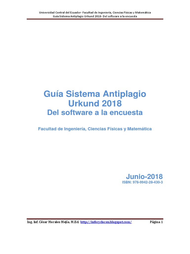 Guía Sistema Urkund PDF | PDF | Contraseña | Autenticación
