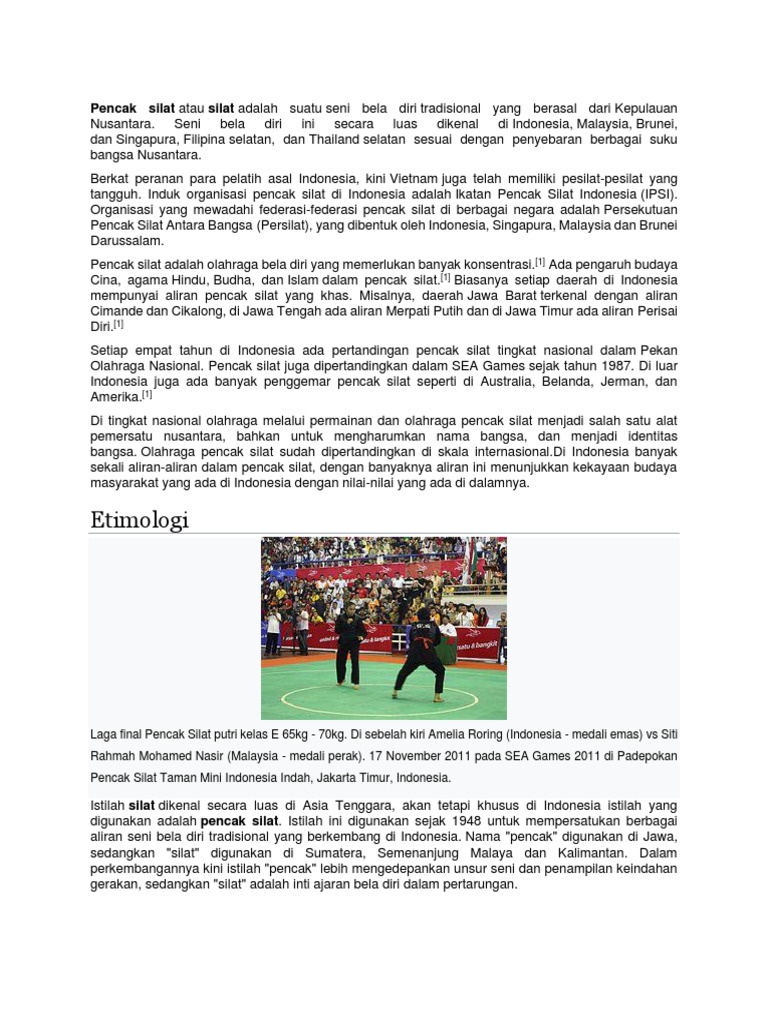 Pencak Silat | PDF