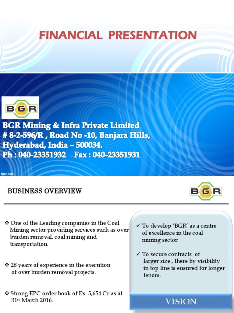 BGR PPT 30 04 2016 | PDF | Credit | Finance & Money Management