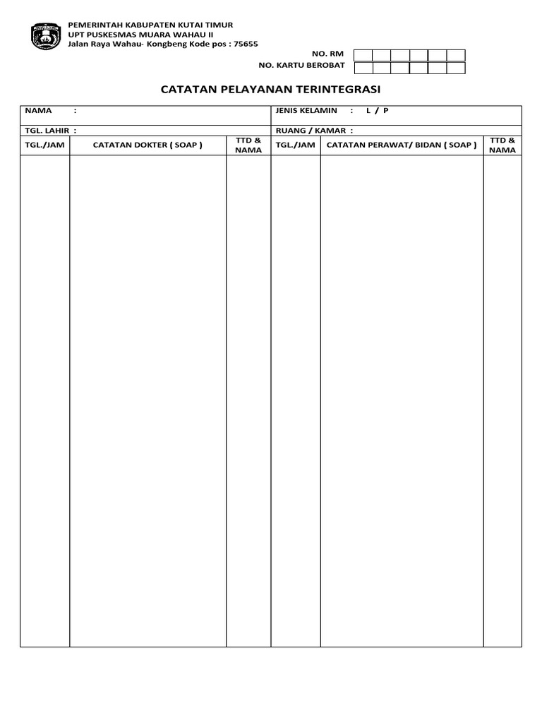 Lembar SOAP PDC | PDF