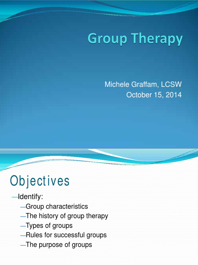 Group Therapy | PDF | Group Psychotherapy | Psychotherapy