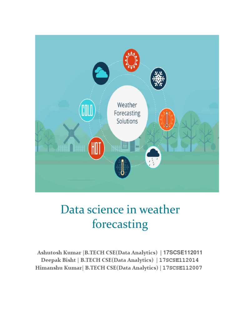 Data Science in Weather Forecasting | PDF | Weather Forecasting ...