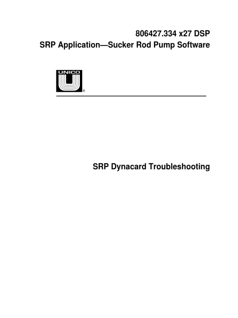 SRP Dynacard Troubleshooting | PDF | Troubleshooting | Pump