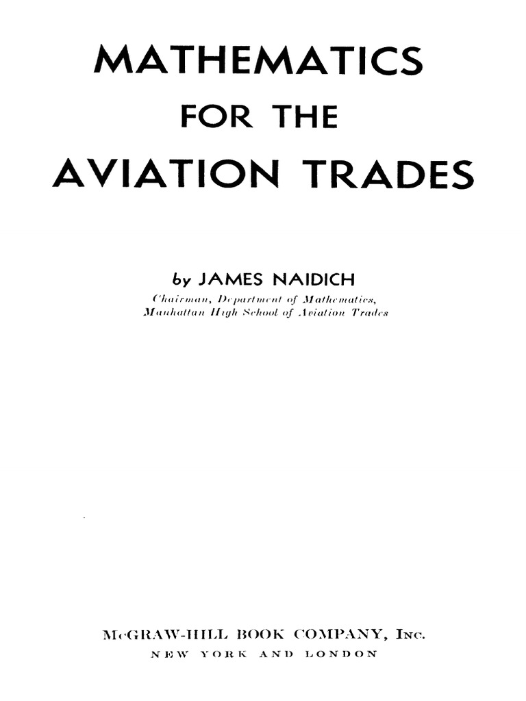 Mathematics For Aviation PDF | Download Free PDF | Fraction ...