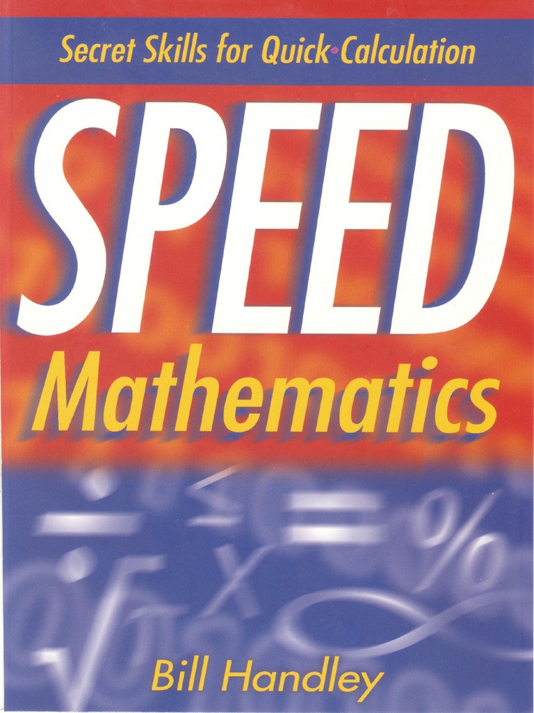 Speed Mathematics - Secret Skills For Quick Calculation | PDF ...