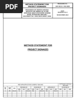 Method of Statement - Sign Board Installation | PDF | Safety | Scaffolding
