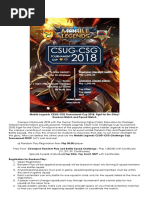 Esports - CODM Rules and Guidelines | PDF