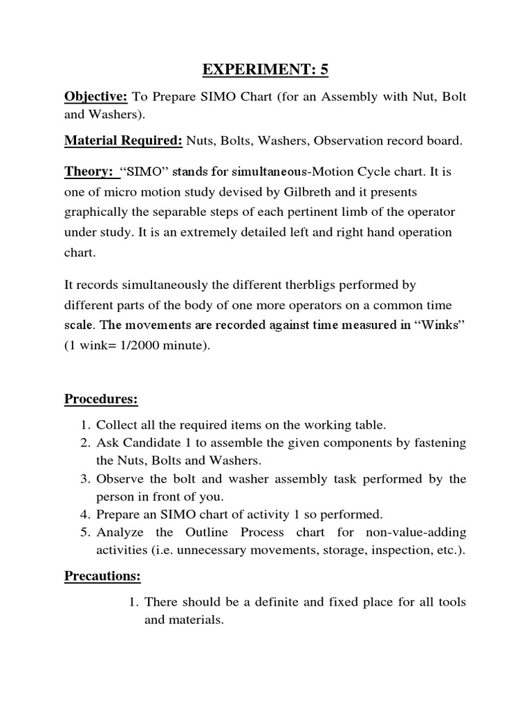 Experiment 5 I.E. Lab Manual | PDF