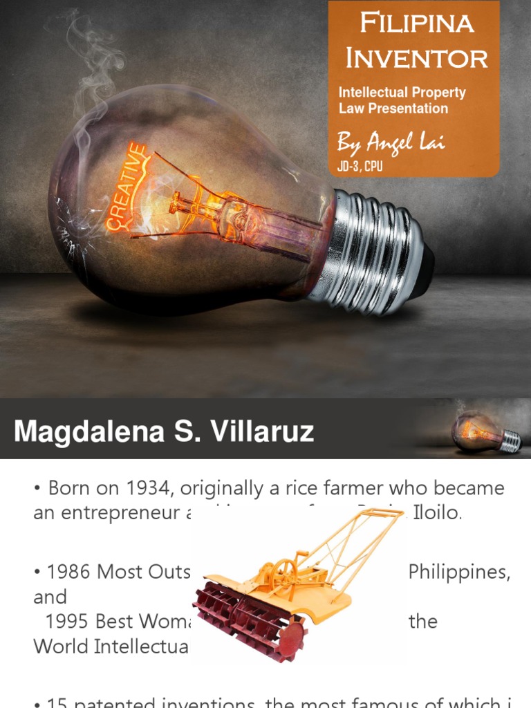 Magdalena Villaruz: Turtle Power Tiller Inventor | PDF | Doctrine Of ...