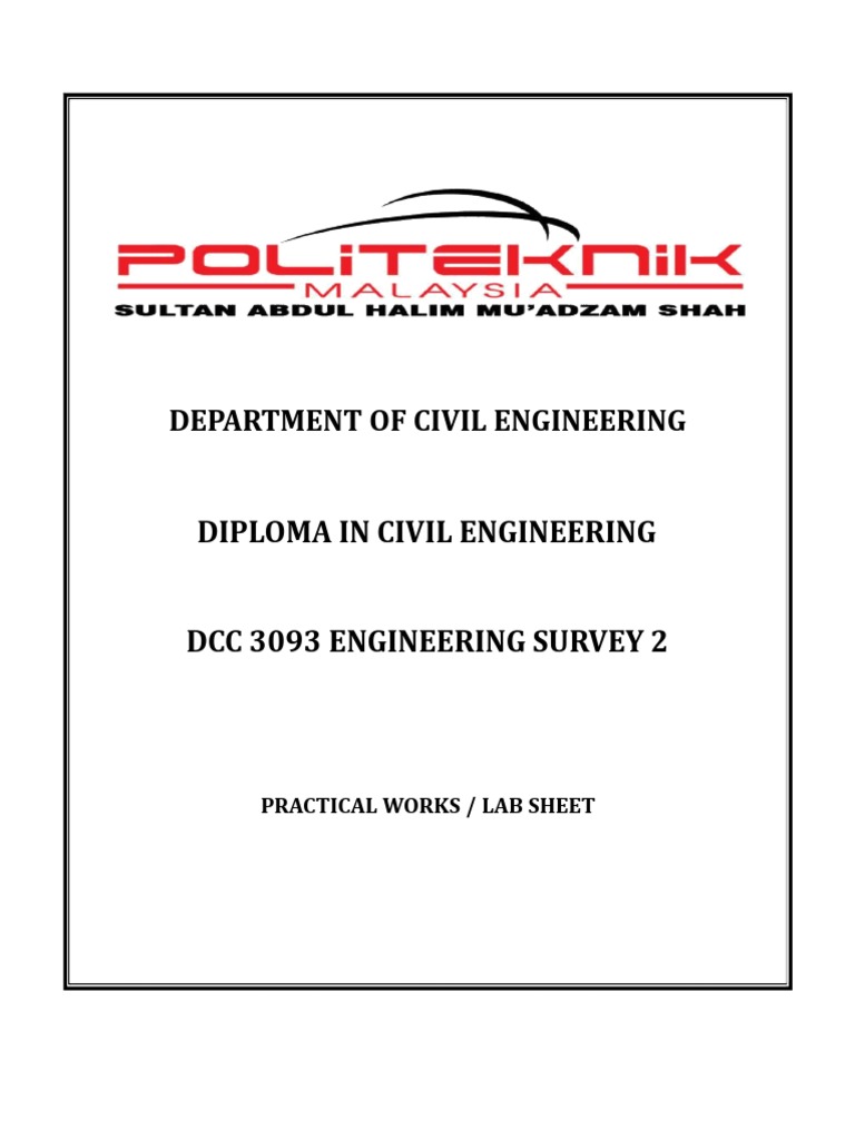 Labsheet Curve (Survey 2) | PDF | Surveying | Waves