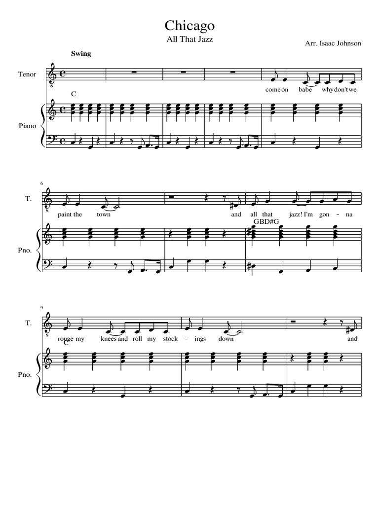 Chicago - All That Jazz | PDF | Jazz | American Popular Music
