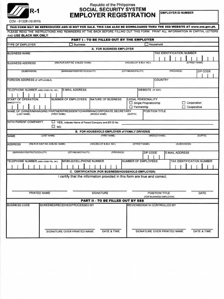 SSSForms ER Registration PDF | PDF