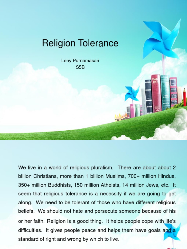 Promoting Religious Tolerance Around the World: A Look at Religious ...