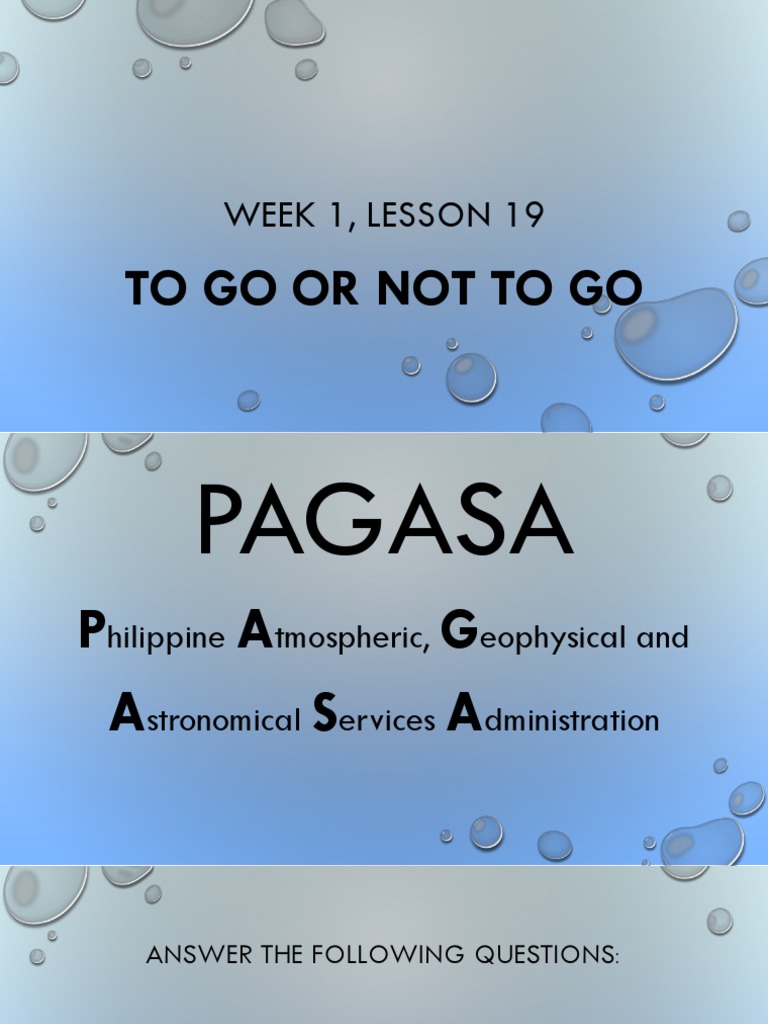 Week 21 To Go or Not To Go | PDF