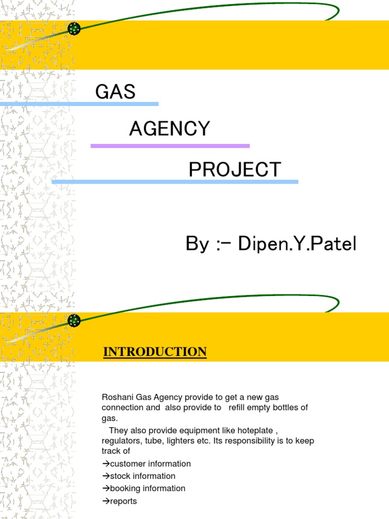 A Proposed Computerized Gas Agency Management System: Streamlining ...