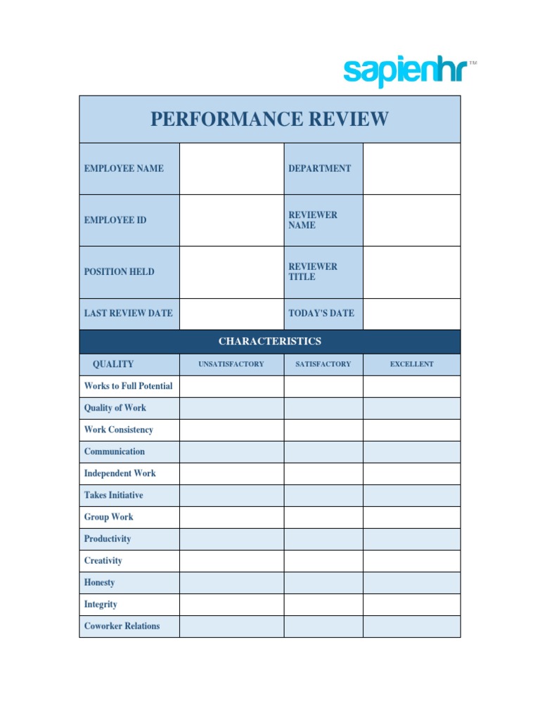 Performance Review | PDF
