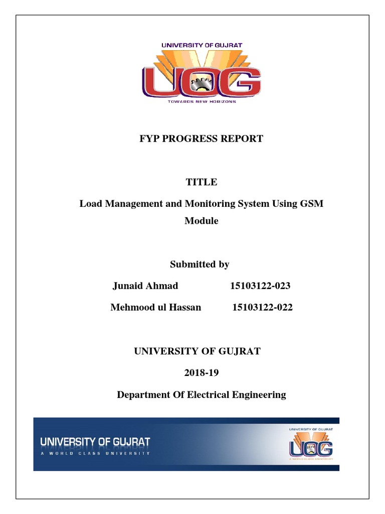FYP Front Page | PDF | Relay | Arduino
