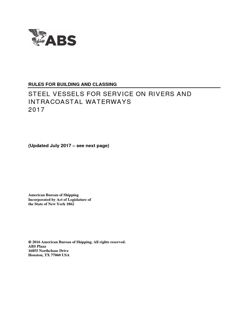 Steel Vessel Rules for Waterways | PDF | Barge | Nondestructive Testing