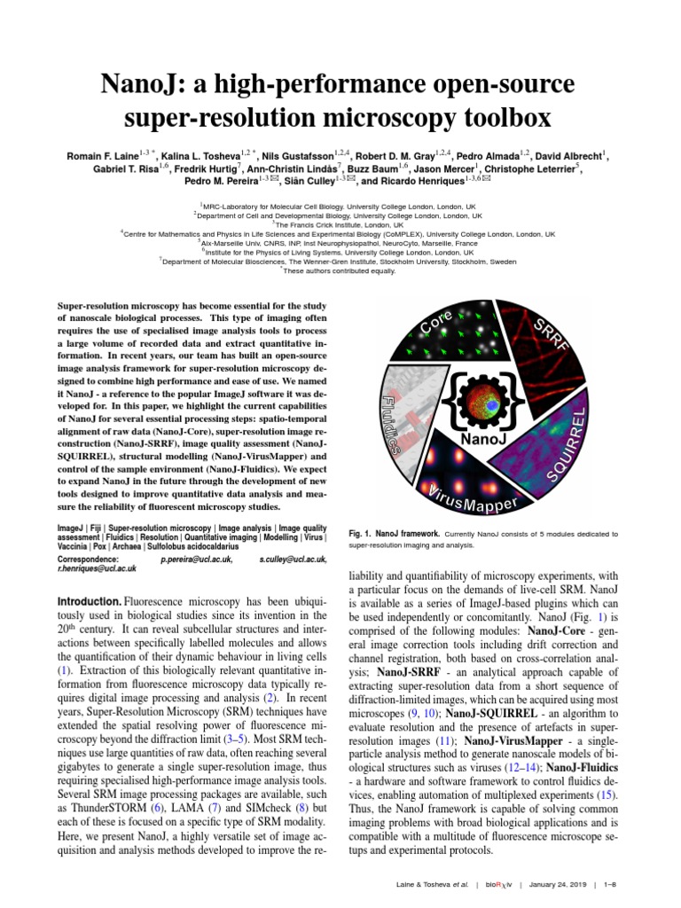 Nanoj: A High-Performance Open-Source Super-Resolution Microscopy ...