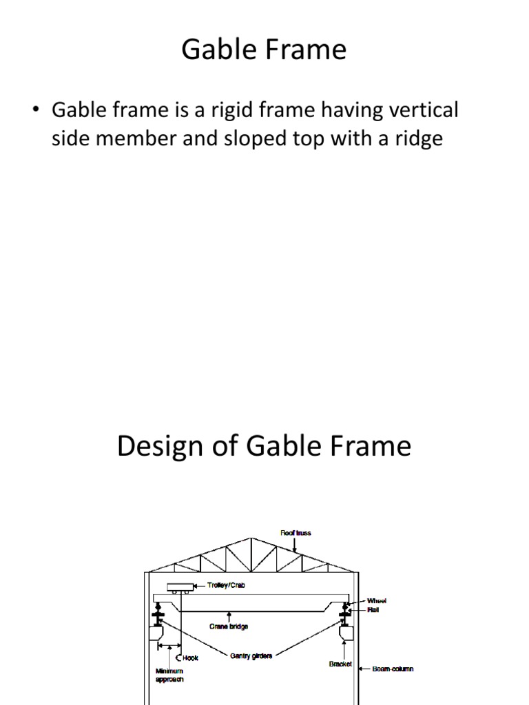 Design of Gable Frame | PDF
