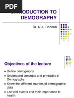 MODULE 1 Nature and Scope of Demography | PDF | Demography | Total ...