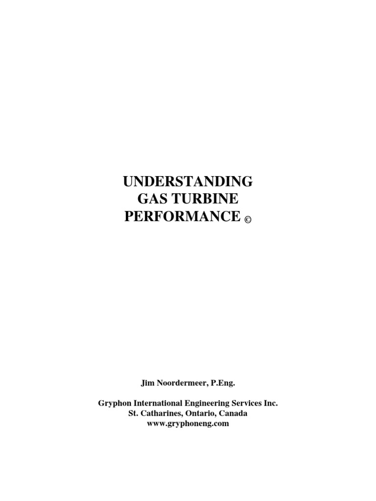 Understanding Gas Turbine Performance | PDF | Gas Turbine | Natural Gas