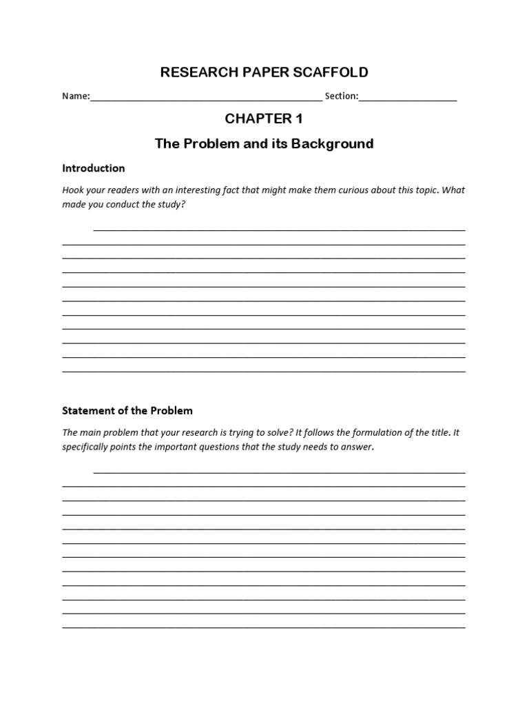Research Paper Scaffold | PDF | Science | Learning