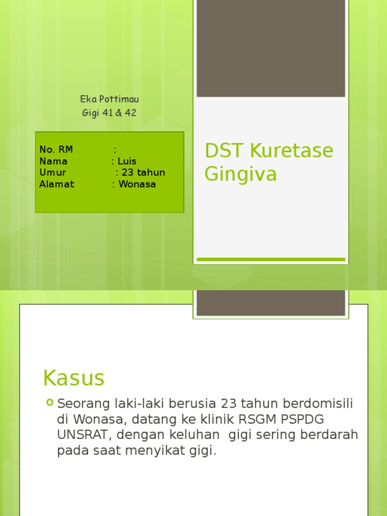 Kuretase Gingiva untuk Periodontitis | PDF