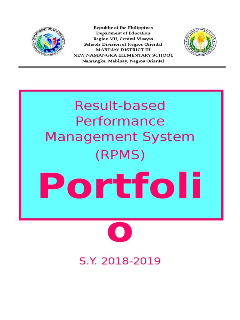 Result-Based Performance Management System (RPMS) : Portfoli o | PDF