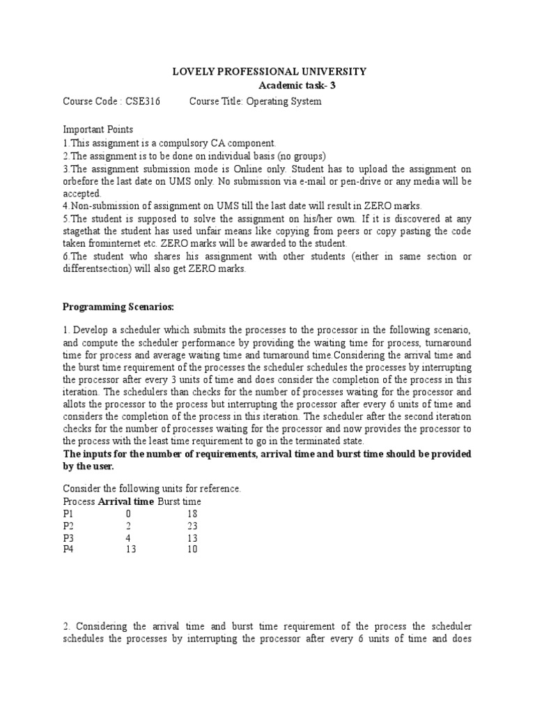 Simulation Questions Pdf Scheduling Computing Concurrent Computing