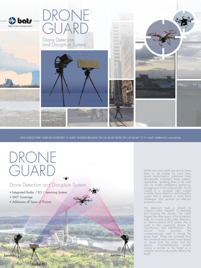 Drone Guard BATS Brochure | PDF | Radar | Unmanned Aerial Vehicle