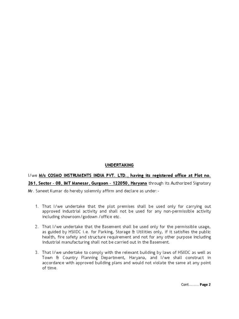 Final UNDERTAKING | PDF | Government | Justice