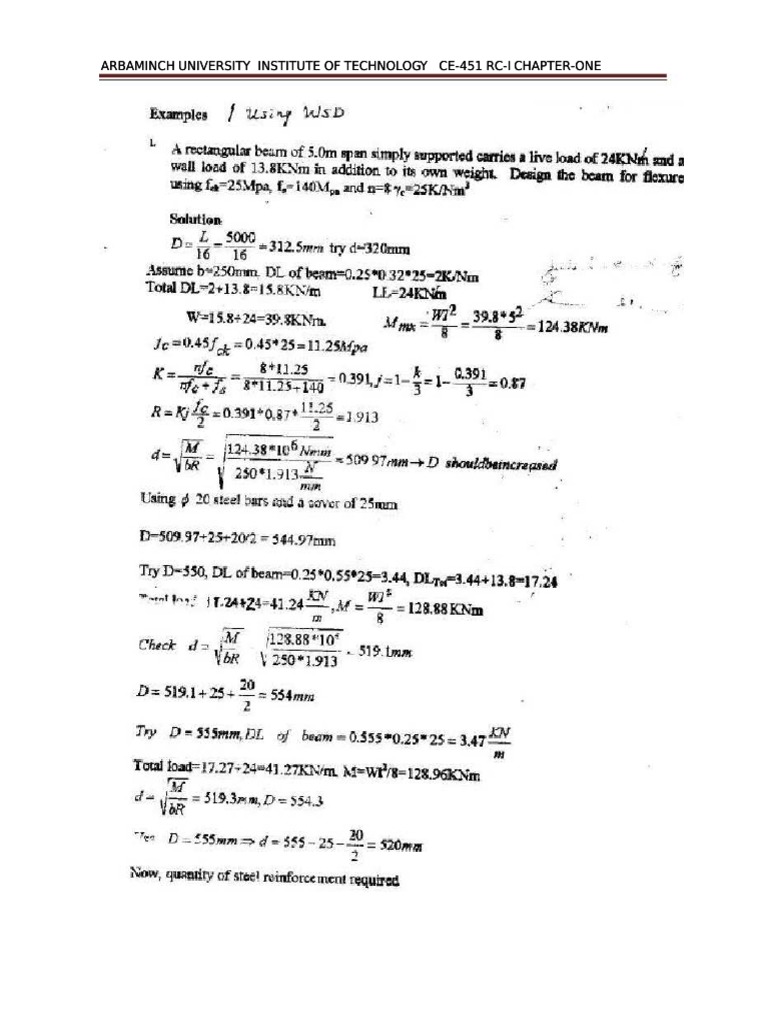 Beam Design Examples for Students | PDF | Structural Engineering ...