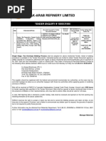 Tender Extension Letter | PDF