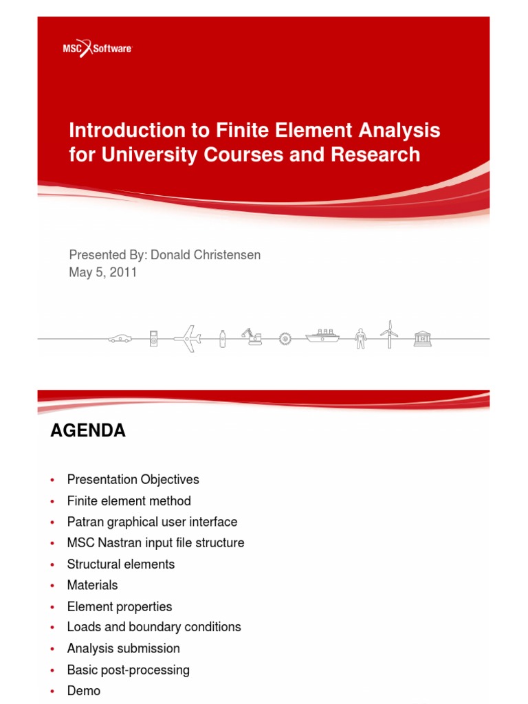 Introduction to Finite Element Analysis | PDF | Finite Element Method ...