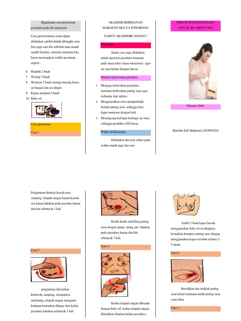 Leaflet Perawatan Payudara 2 | PDF