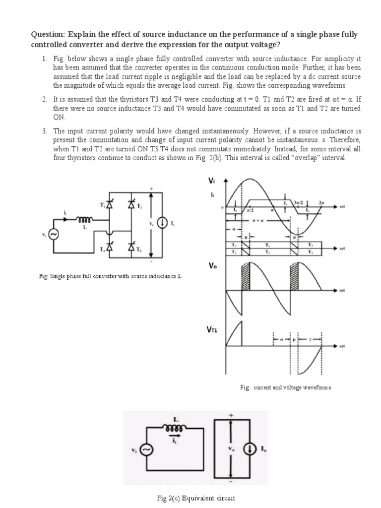 Source Inductance Effects in Rectifiers | PDF | Rectifier | Capacitor